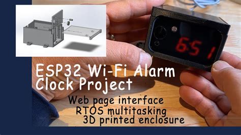 Diy Esp32 Digital Alarm Clock With Web Interface It Won T Let You Sleep In Youtube