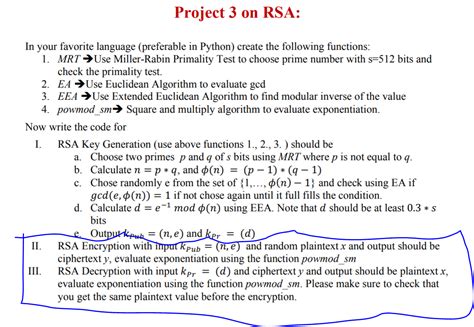 Solved Python Finish The Main Function Rsa Encryption