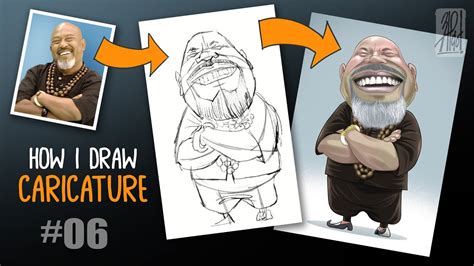 How To Draw Caricature 06 Kumar Nagarkoti Abin Youtube