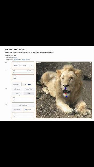 Draggan Drag Your Gan Draggan Imageprocessing Ai Ml Generativeai Gan Huggingface Youtube