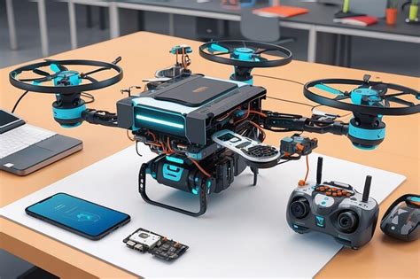Premium Photo Illustrate A Robotics Lab With Students Programming