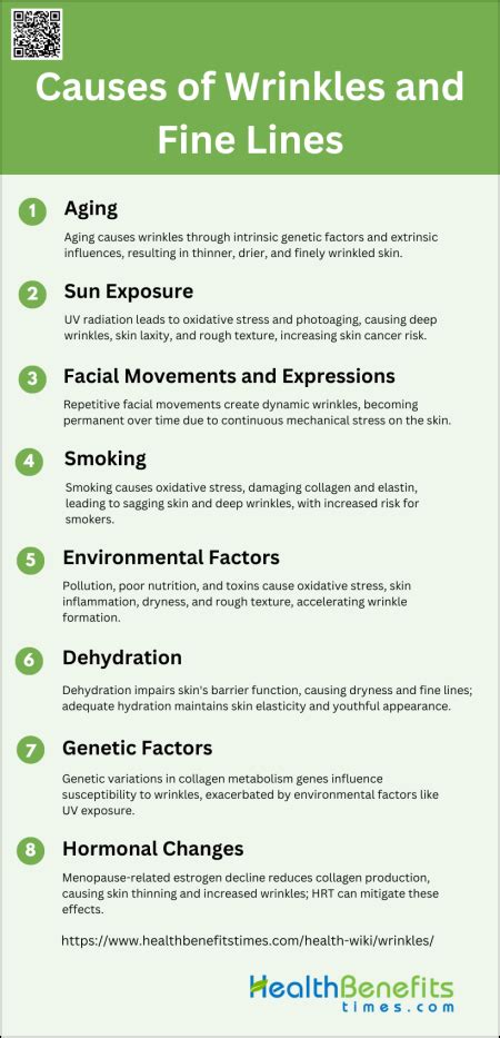 Causes Of Wrinkles And Fine Lines Health Benefits