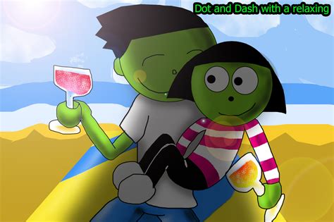 Dot And Dash With A Relaxing By Marrabo On Deviantart