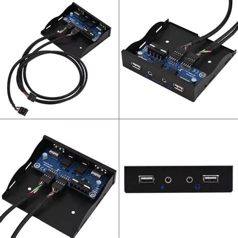 Panel Frontal De Disquete Panel Frontal Usb Metal Para Tar Cuotas
