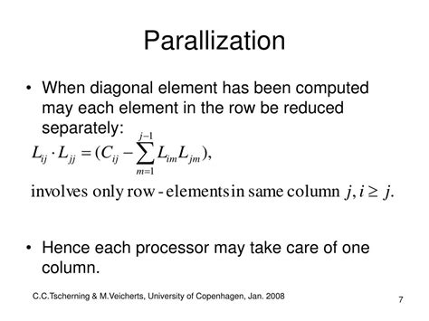 Ppt Accelerating Generalized Cholesky Decomposition Using Multiple Processors Powerpoint