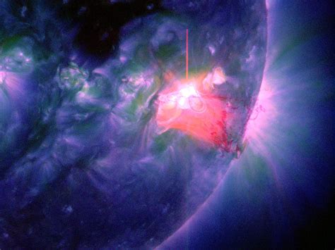 Nasas Solar Dynamics Observatory Views Two New Solar Flares