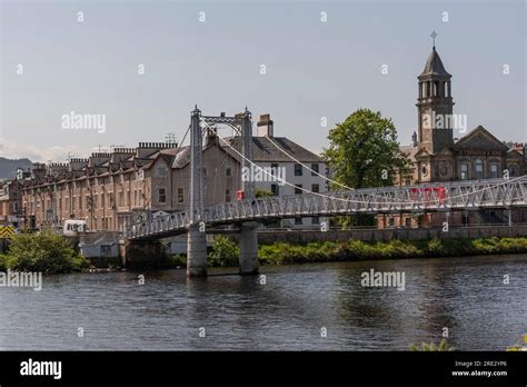 Inverness Scotland UK 3 June 2023 The River Ness And Greig Street