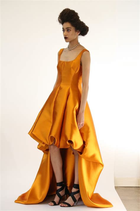 Bibhu Mohapatra Silk High Low Barathea Gown In Multi Modesens