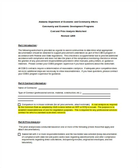 FREE Vendor Analysis Templates In MS Word PDF Google Docs Pages