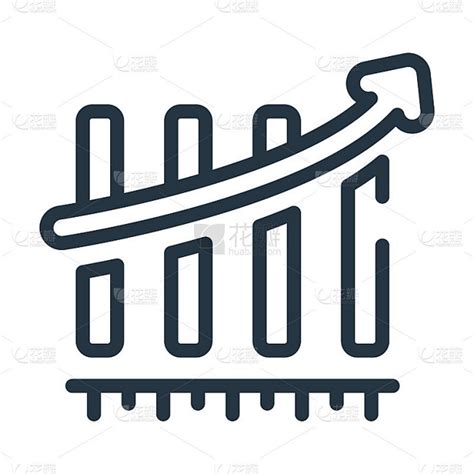 数据分析细线图标。数据、信息线性图标从用户界面概念孤立轮廓符号。矢量插图符号元素的网页设计和应用程序