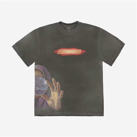 트래비스 스캇 유토피아 스크류드 티셔츠 블랙 Travis Scott Kream