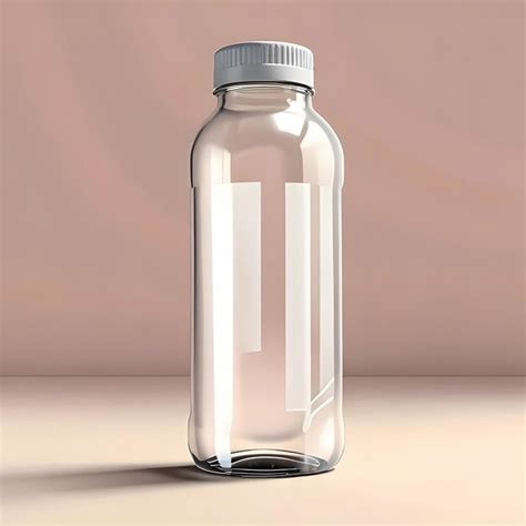 Clear Drink Container Premium Ai Generated Image
