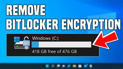 How To Remove Bitlocker Encryption In Windows 11 How To Remove C Drive Lock In Windows 11