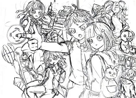 Nanami Chiaki Komaeda Nagito Hinata Hajime Enoshima Junko Monokuma