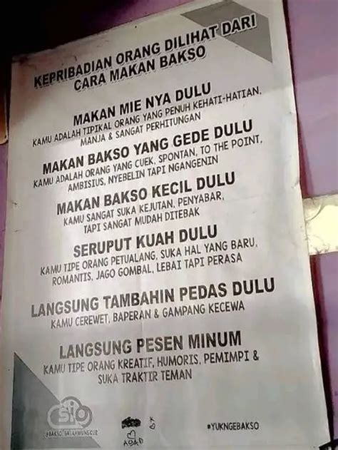 Tulisan Kocak Di Warung Bakso Ini Bikin Geleng Kepala Hot Liputan