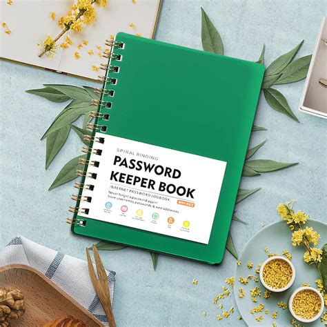 Qaailabf Mini Size A6 Password Notebook With Loose Leaf Design Spiral
