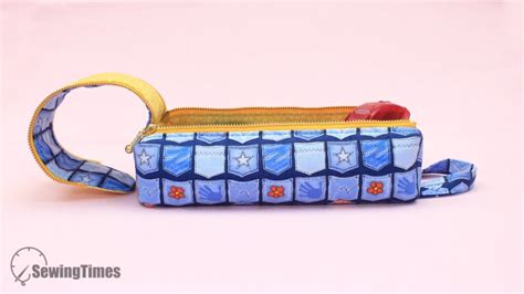Diy Double Zipper Pencil Case Diy Pouch And Bag With Sewingtimes