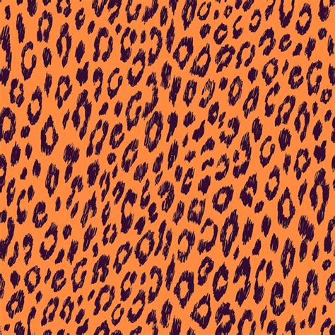 Patrón Sin Costuras De Leopardo Vector Premium