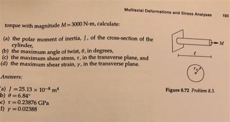 Solved Problem 8 3 Consider The Solid Circular Cylinder