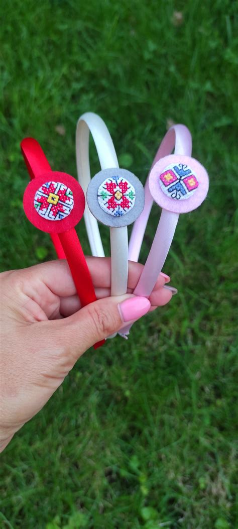 Детски диадеми с бродерия Handmasters Bg