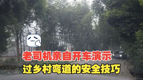 过乡村弯道的技巧老司机亲自开车演示将安全动作变为肌肉记忆 老萧说车 老萧说车 哔哩哔哩视频