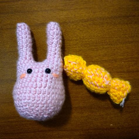 Smol Crochet Mokke And His Candy Dd Made By Me Comment For Pattern