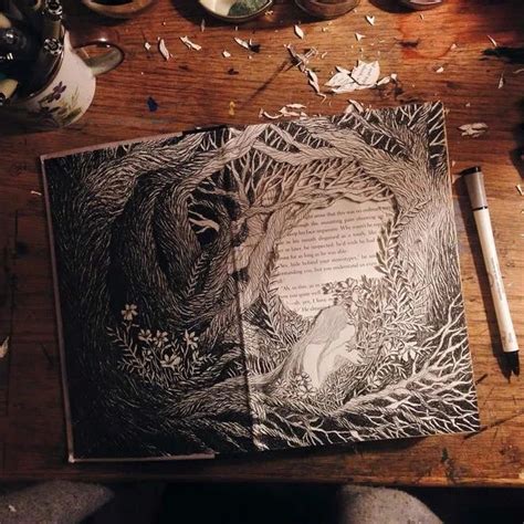 Художница дает новую жизнь ненужным книгам: читать их больше не ...