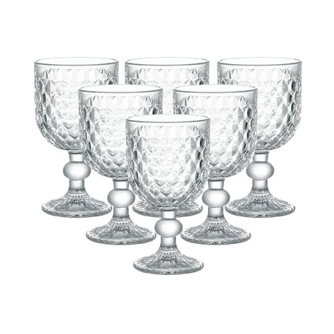 Набір келихів столових із товстого скла під кришталь прозорий Ts Kitchen Hp4153 1047252