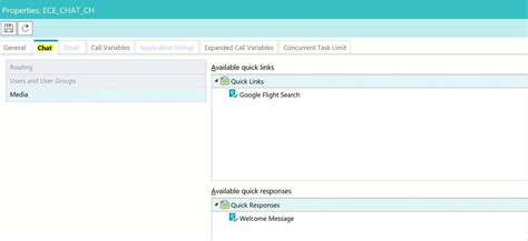 Configure Enterprise Chat And Email Ece Quick Links And Responses Cisco