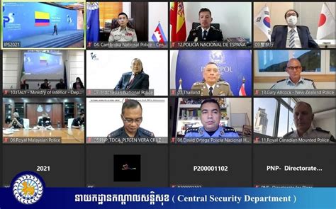 ឯកឧត្តម ឧត្តមសេនីយ៍ឯក ឌី វិជ្ជា អញ្ជើញចូលរួមកិច្ចប្រជុំតាមរយៈប្រព័ន្ធវីដេអូពីចម្ងាយ