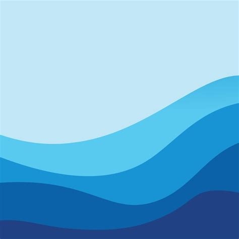 추상 물 파도 벡터 일러스트 레이 션 디자인 배경 프리미엄 벡터