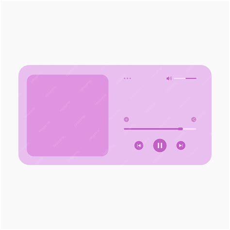 Premium Vector Music Player Interface Element