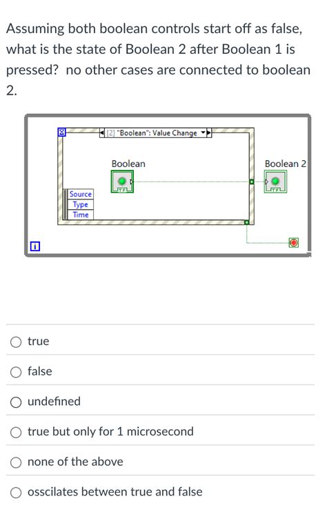 Solved Assuming Both Boolean Controls Start Off As False