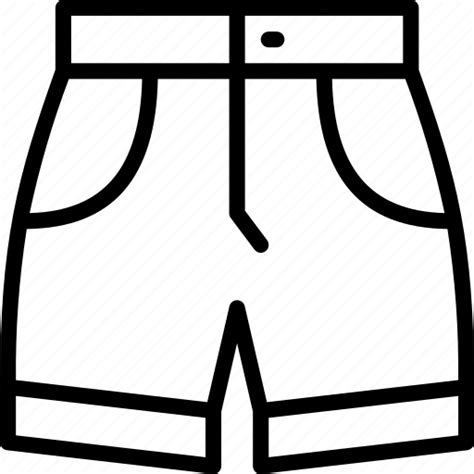 Clothing Denim Outline Shorts Womens Icon Download On Iconfinder