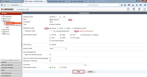 Basic It Informations Fortigate How To Setup Basic Lan And Wan
