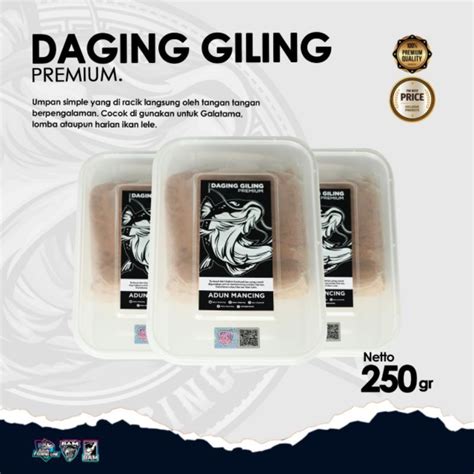 Jual Umpan Lele Siap Pakai Daging Giling Premium 250gram Shopee Indonesia