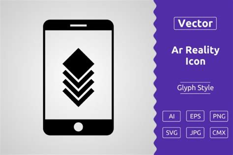 Vector Augmented Reality Glyph Icon Graphic By Muhammad Atiq · Creative
