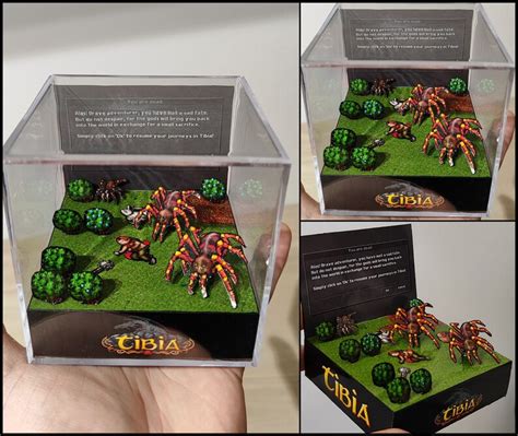 Tibia Cube Diorama Giant Spider Etsy