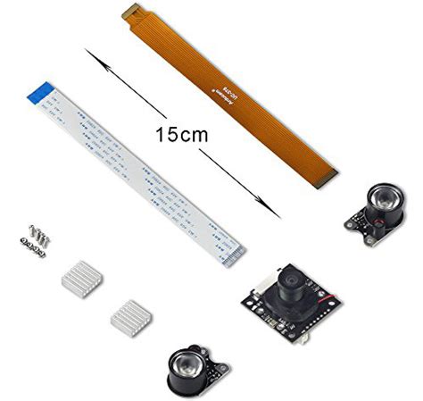 Arducam 5MP OV5647 Camera Module For Raspberry Pi W IR LED For Night Vision RobotShop