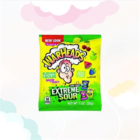 Warheads Extreme Sour Hard Candy 28g Candiez Bv