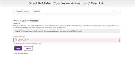 Direct Publisher Json Feed Using Amazon S3cloudfr Roku Community