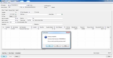 Purchase Order Transaction Flow In Sage 300 ERP