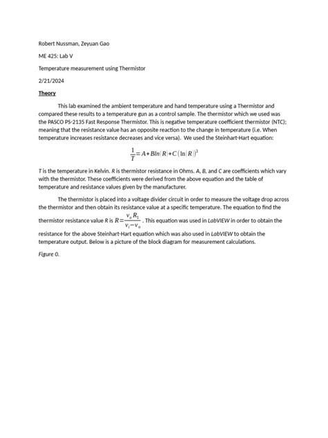 Lab 3 Thermistor Pdf