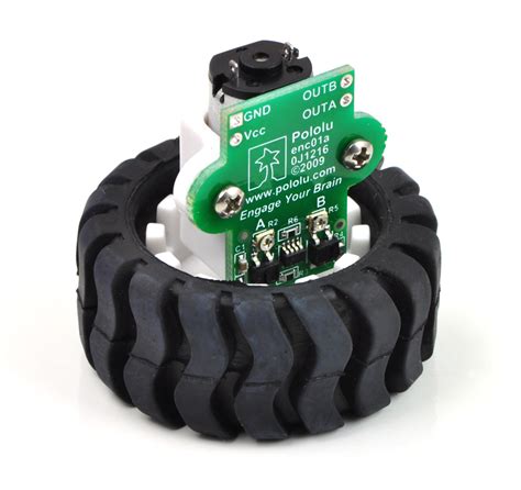 Pololu 42×19mm Wheel And Encoder Set