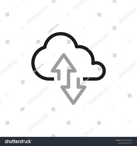 Big Data Analysis Thin Line Icon Stock Vector Royalty Free 2189585871 Shutterstock