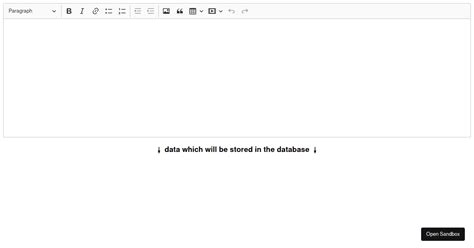 Ckeditor Codesandbox