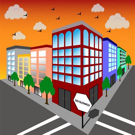 Perspective Landscape Perspective Illustrator Perspective