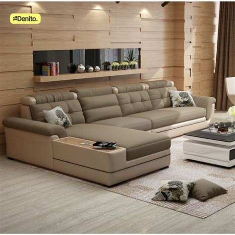 Jual Sofa Minimalis L Shape Modern Desain Promo Shopee Indonesia