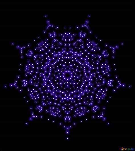 Snowflake Of Colored Dots Free Image № 40102