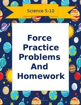 Force Practice Problems And Homework By Science With Ms Miller TPT